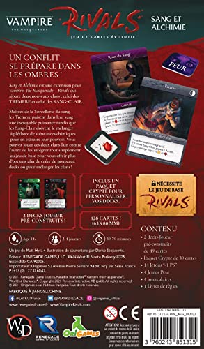 Vampire Rivals (Expansion: Blood and Alchemy) – Board Game – French ...