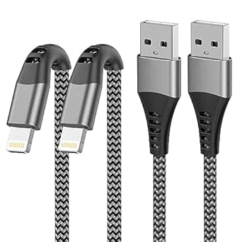 iPhone Ladekabel 1M 2Pack [MFi Zertifiziert], USB Lightning Kabel 1M Ladekabel iPhone ...