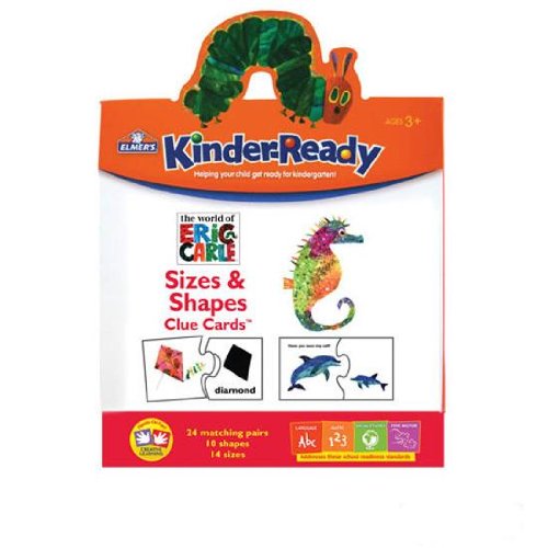 Buy Elmer's Education KinderReady Eric Carle Shape Clue Cards Online at ...