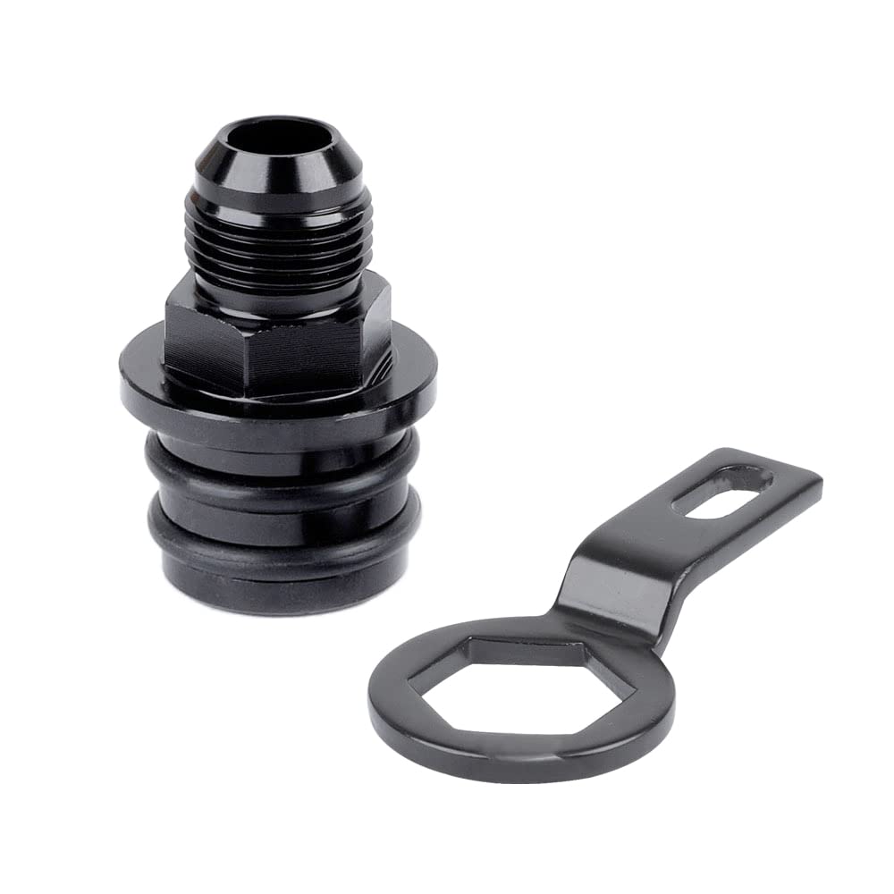 Amazon.com: KACEPAR Rear Block Breather Fitting Adapter, Block Plug ...