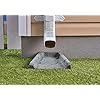Amazon.com : Rubberific Premium Rubber Downspout Splash Block, Rain ...