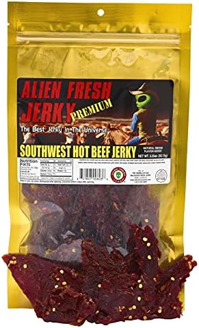 Amazon.com: Alien Fresh Jerky - Classic - Southwest Hot - Premium Beef ...