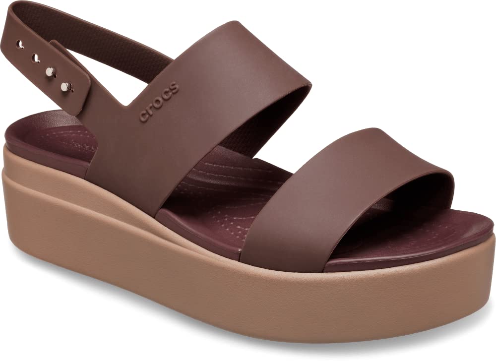 Snapklik.com : Crocs Brooklyn Low Wedge For Women - Adjustable Buckle ...