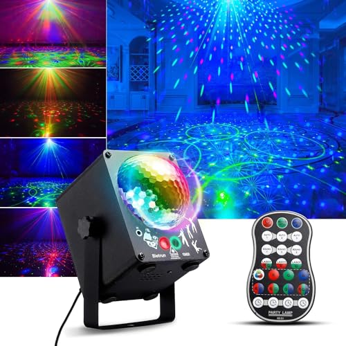 Party Dj Disco Stage Light with Sound Activated and 60 Color Changing ...