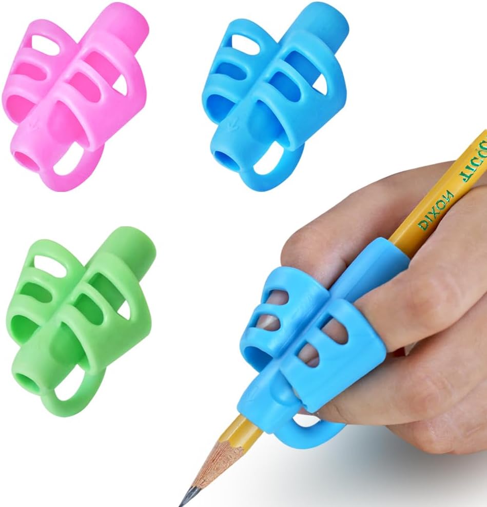 Amazon.com : JuneLsy Pencil Grips Pencil Grips for Kids Handwriting ...
