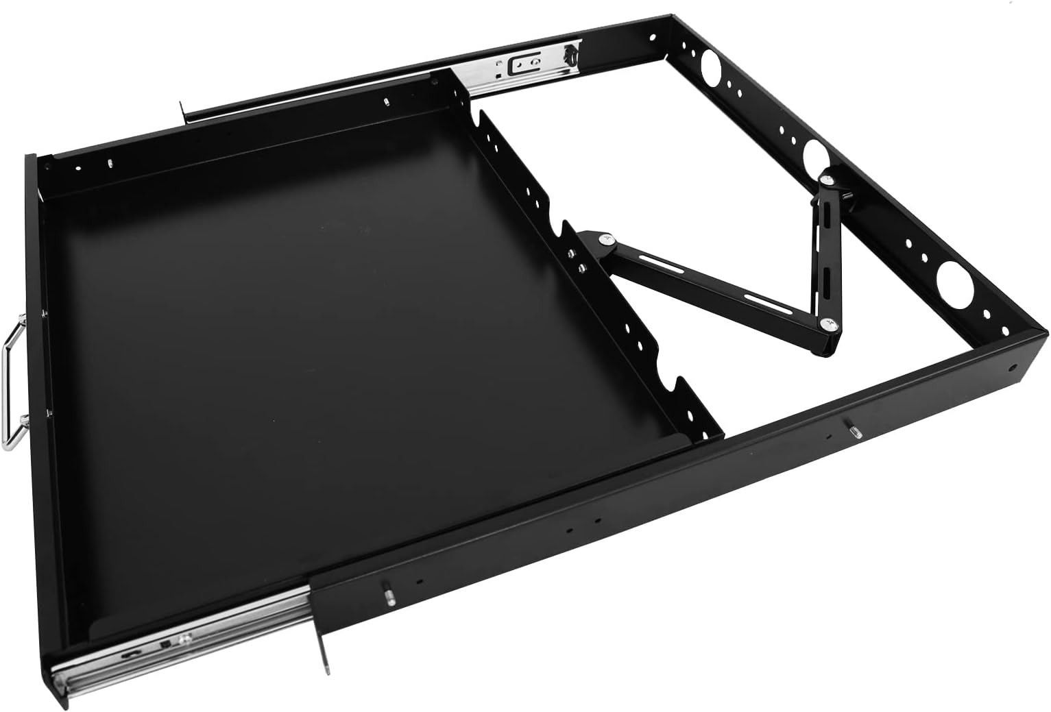 Amazon.com: RAISING ELECTRONICS 1U Rack Mount Sliding Keyboard Tray ...