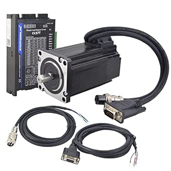 STEPPERONLINE Closed Loop Stepper Motor 1 Axis CNC KIT 3.0 Nm/424.92oz.in Nema 24 Stepper Motor ...