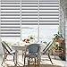 Amazon.com: Changshade Zebra Blinds Cordless for Windows Custom Size, Blackout Zebra Roller ...