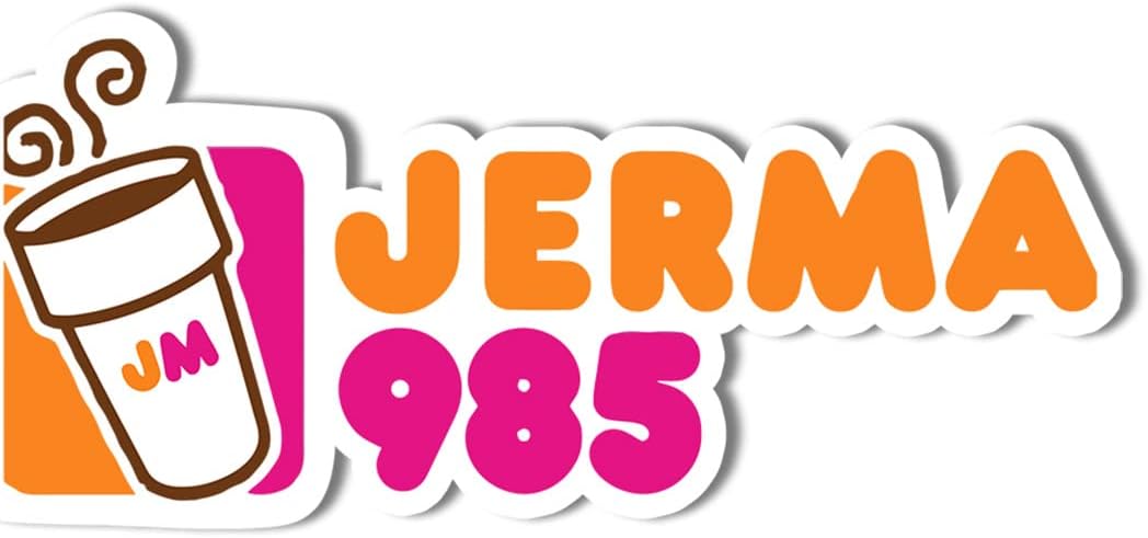 Amazon.com: Jerma985 Sticker Merch Jerma985 Logo Die Cut Decal, Car ...