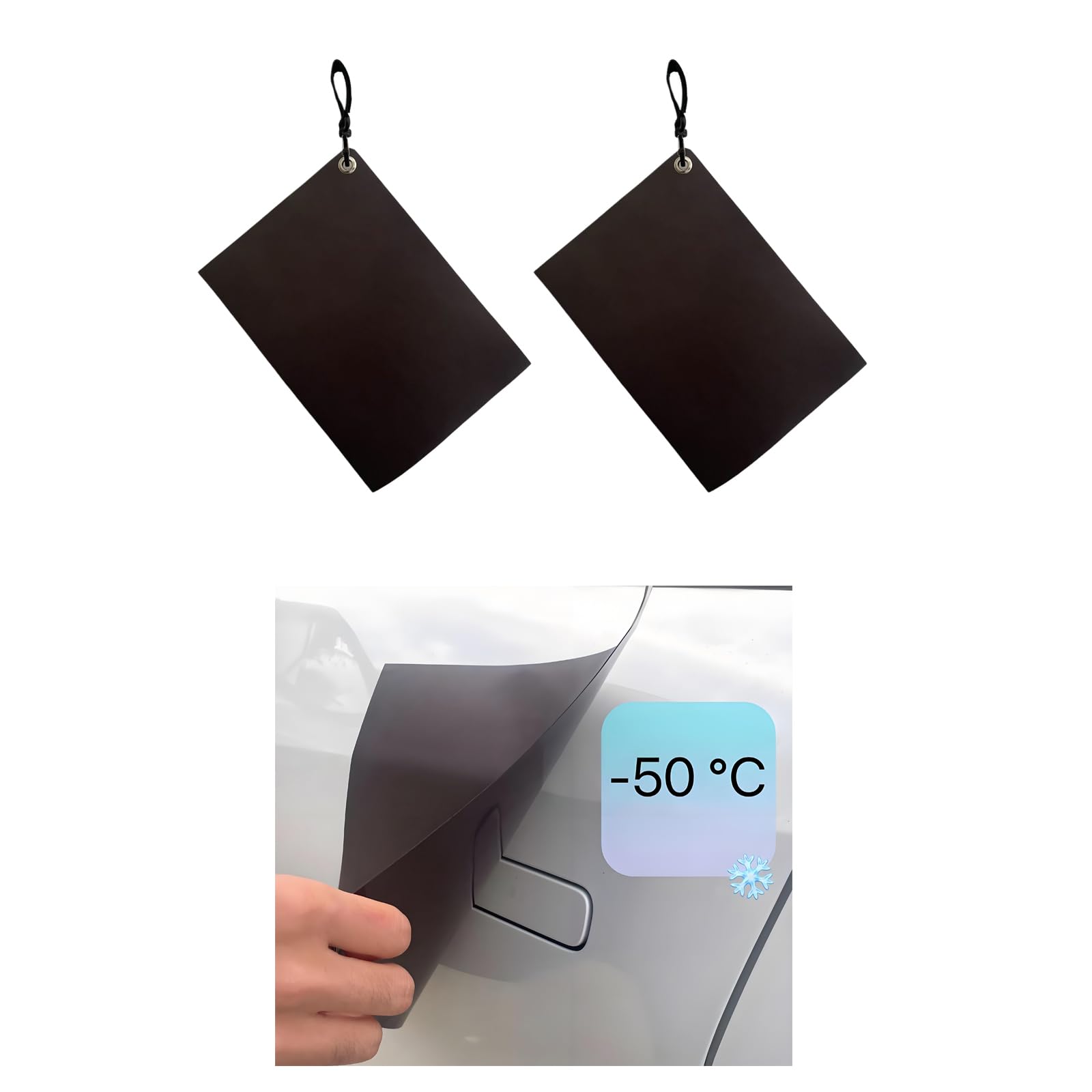 Amazon.com: 4Pcs Winter Hidden Car Door Handle Protectors, Magnetic ...