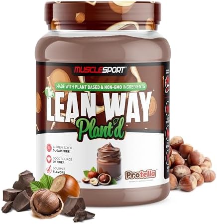 Amazon.com: Musclesport Lean Way Plant Protein - Pea Protein and Brown ...