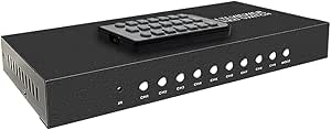 Amazon.com : 9-Channel HDMI Video Multiplexer MultiViewer with IR ...