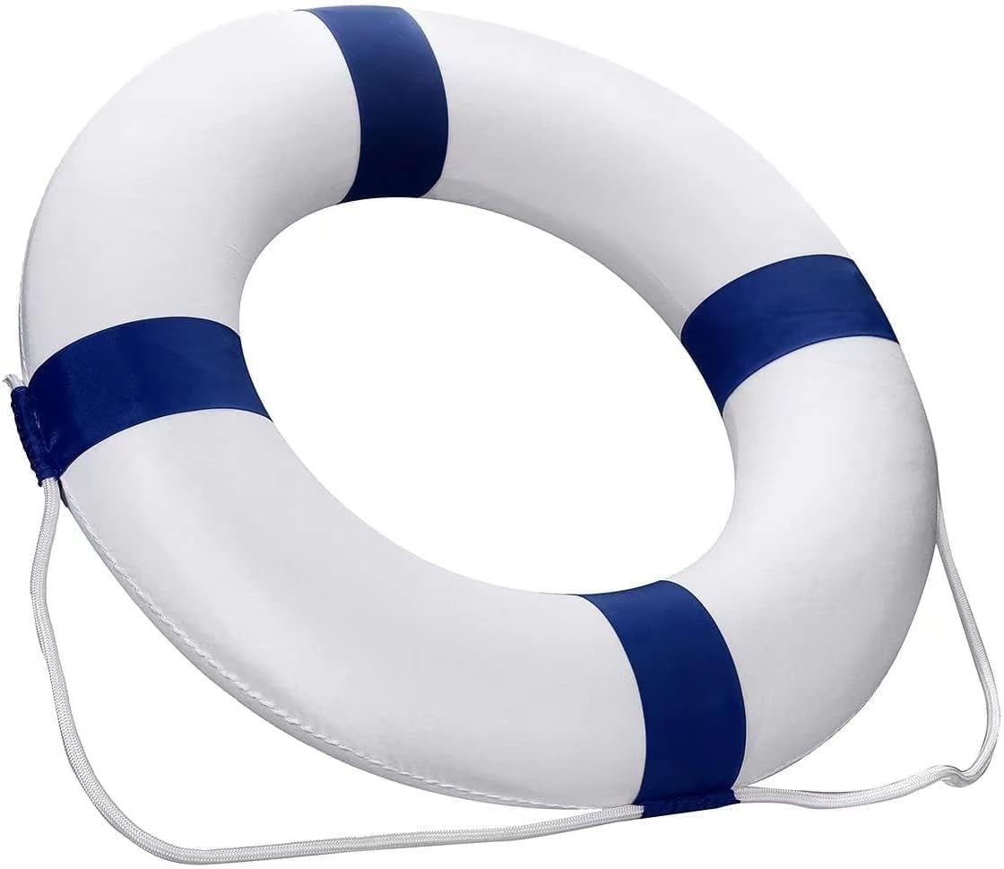 Amazon.com : Lifebuoy 52 cm / 20 inch Diameter Swimming Foam Ring Buoy ...
