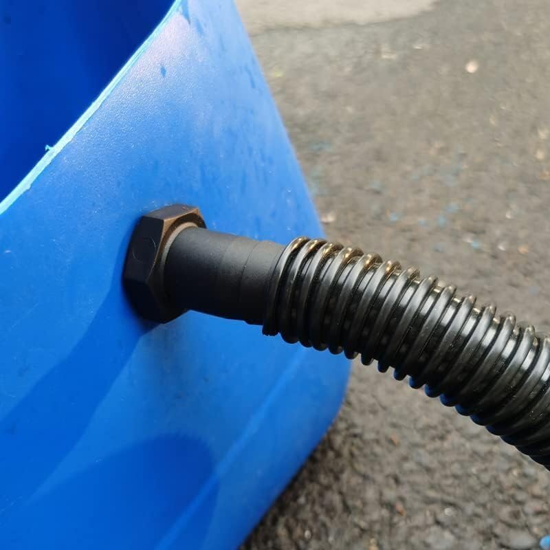 Water Butt Hose Pipe Black Corrugated Extension Overflow Tube Flexible ...