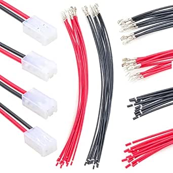 Amazon.com: Keszoox Jst CH 3.96MM 2 Pin Connector Socket Kit Total 10 Sets with 20Pcs 210MM ...