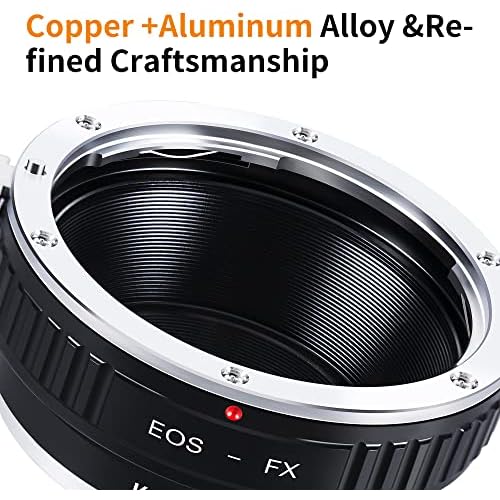 K&F CONCEPT EOS to FX Lens Mount Adapter Manual, Compatible with Canon ...