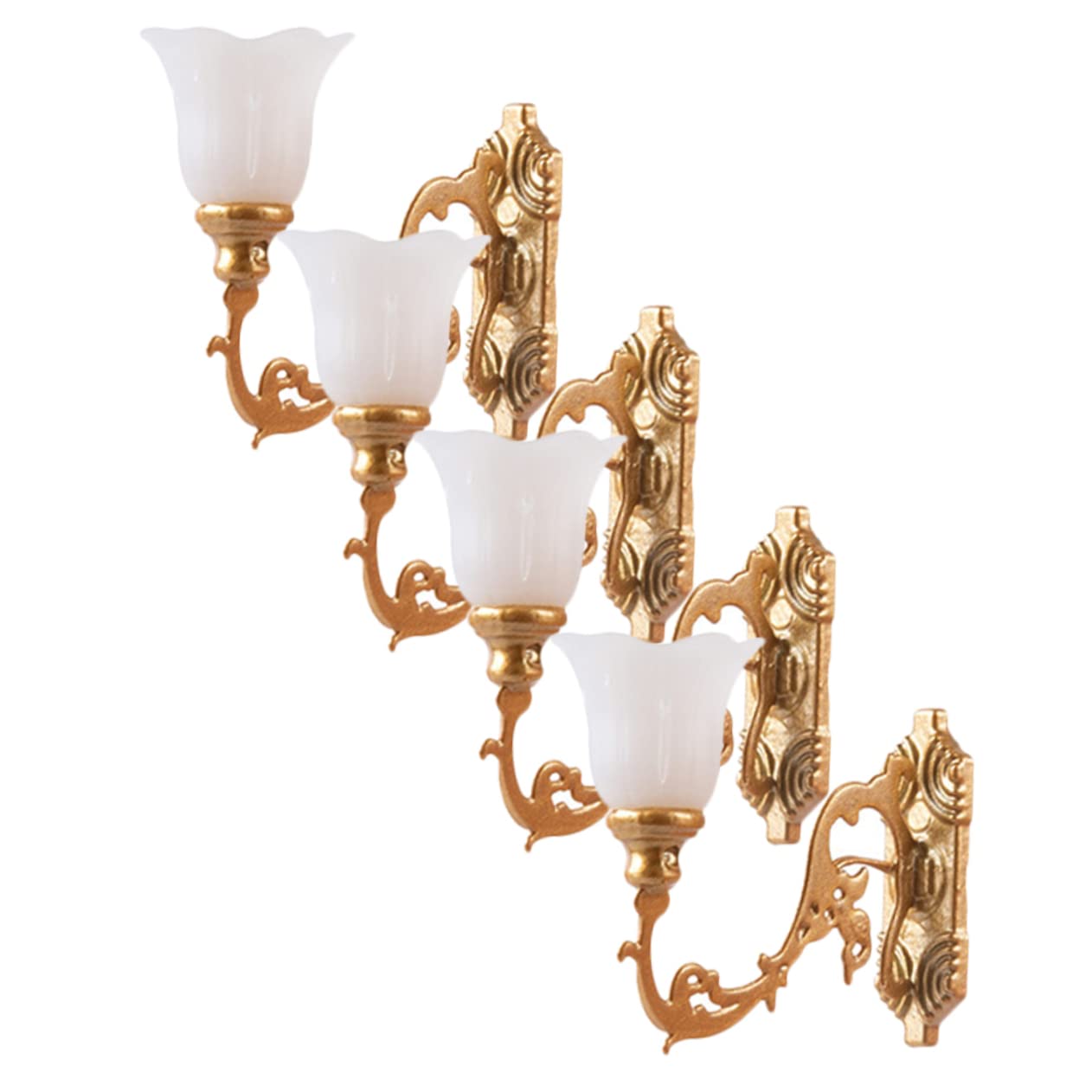 Amazon.com: OFFSCH 4pcs Dollhouse Wall Light LED Decor LED Lanterns ...