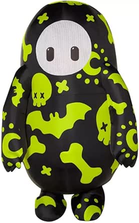 Amazon.com: Adult Fall Guys Inflatable Costume Video Game Cosplay ...