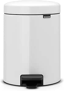 Brabantia 112065 Pedal Bin newIcon with Plastic Inner Bucket, 5 Litre ...