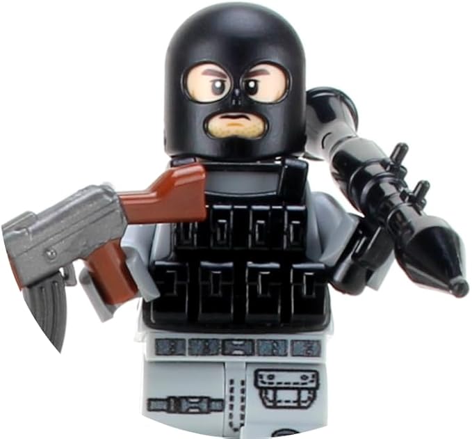 Amazon.com: Battle Brick Mercenary Soldier Custom Minifigure | Genuine ...