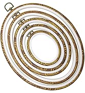 Amazon.com: 5Inch Embroidery Hoop Frame - Decorative Cross Stitch ...