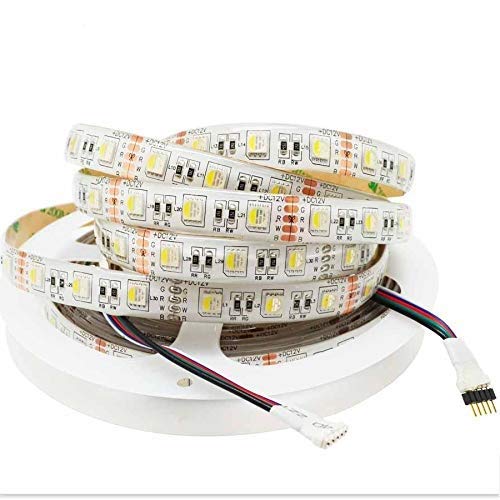 Buy protium 12V RGBW Light Strip, 5050 RGBW SMD (4 in 1), 60LED/m, 5 ...