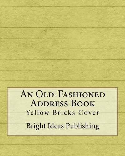 Amazon.com: An Old-Fashioned Address Book: Yellow Bricks Cover ...