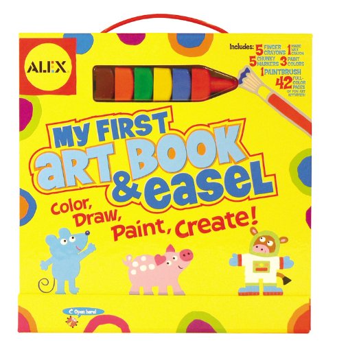 Alex Toys: My First Art Book & Easel: Color, Draw, Paint, Create ...