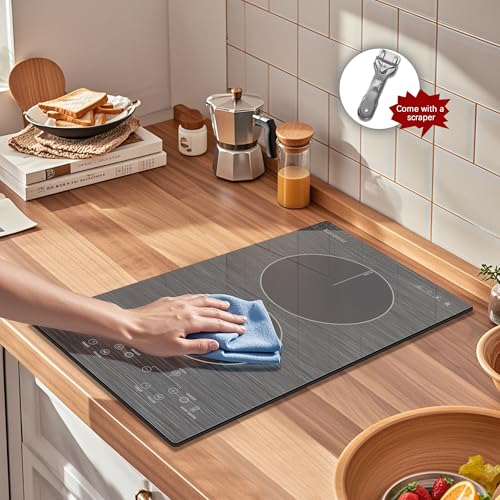 Karinear 2 Burner Electric Cooktop 110V, 12 Inch Countertop & Built-in ...