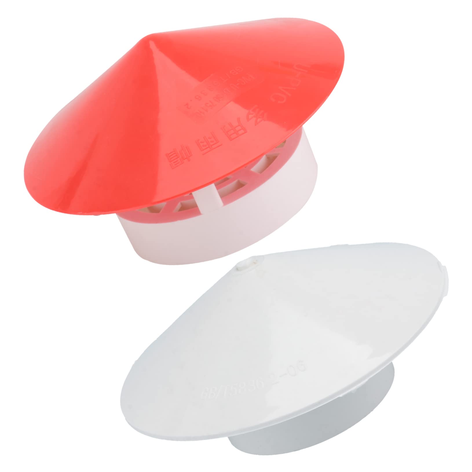 Amazon.com: 1pc PVC Rain Hat Tube Cap Exhaust Plumbing Roof Vent Cap ...