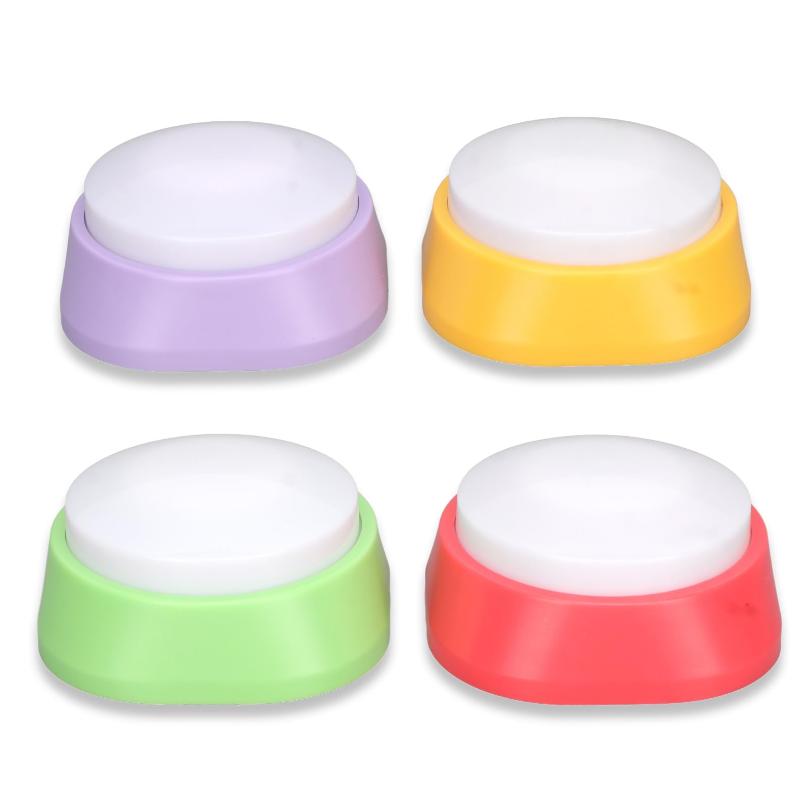 Voice Recording Button, 4 Pcs Red Purple Green Yellow 30 Seconds ...