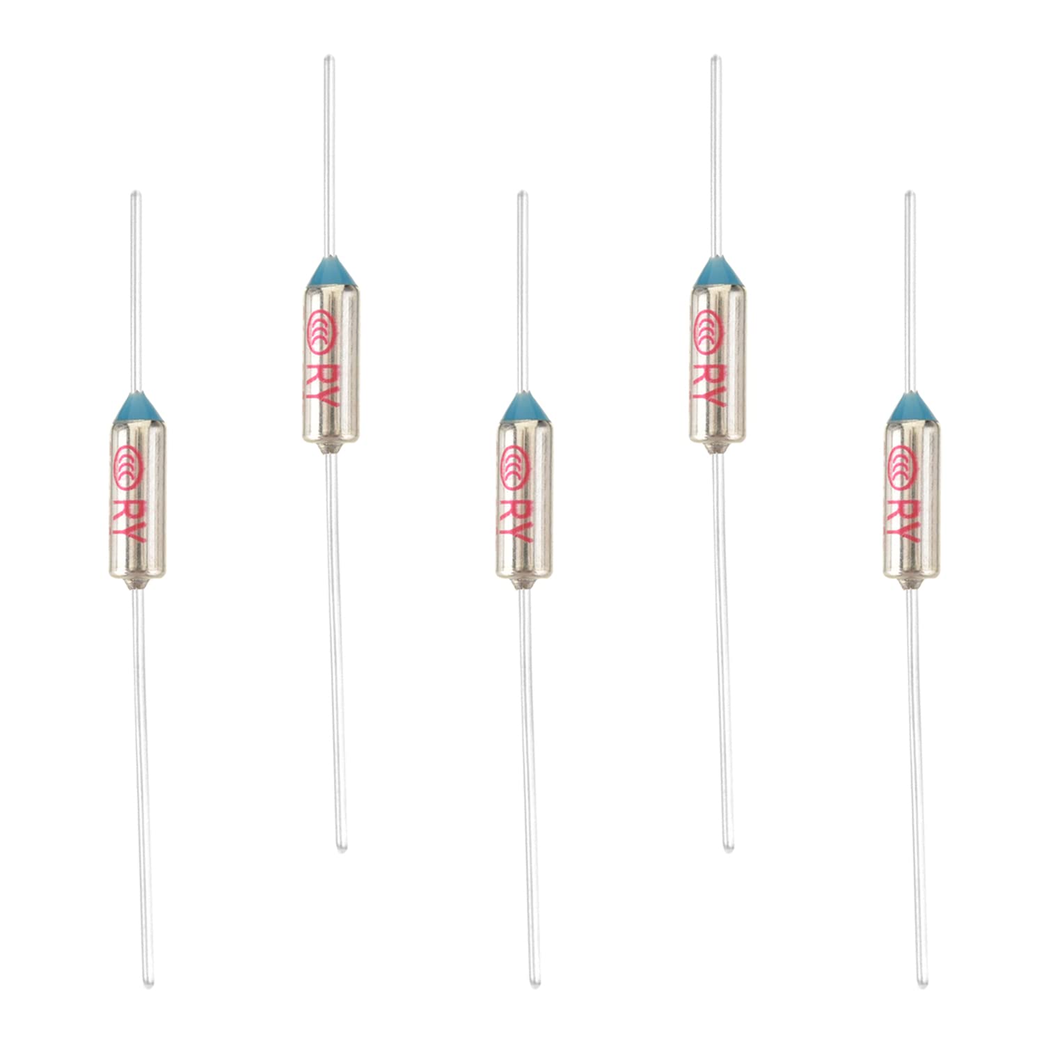 Juvielich 20Pcs Fast Blow Thermal Fuses 165 Degree Celsius Thermal ...