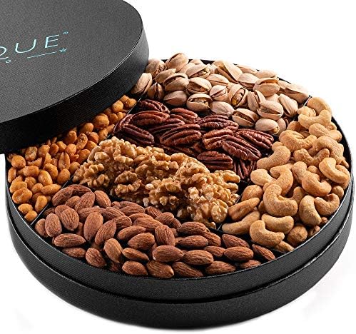 Amazon.com: Nuts Gift Basket - 9 Varieties - Roasted Natural Gourmet ...