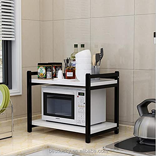 INDIAN DECOR 36760 Classic Kitchen Organizer Shelves Durable 2 Tier ...