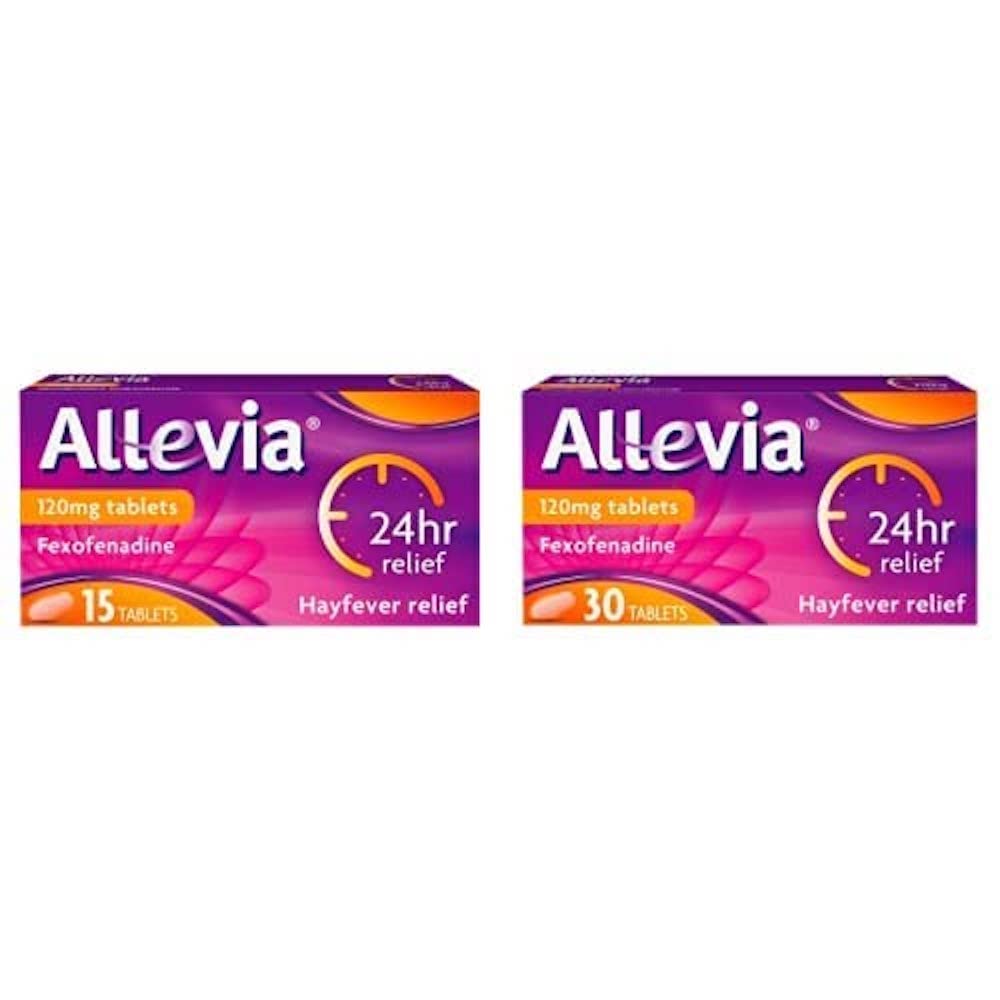 Buy Allevia 120 mg s Fexofenadine - Hayfever y – Pack of 45 – 24hr from ...