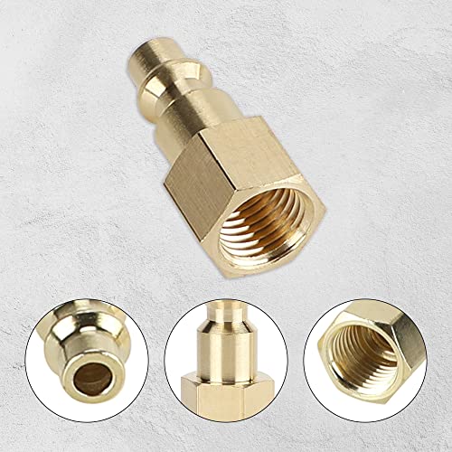 Snapklik.com : Air Plugs,1/4 Inch NPT Plug Female Industrial Air Hose ...
