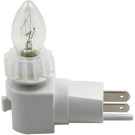 Plug in Night Light,TWDRTDD Adjustable E12 Base Socket Night Light with ...