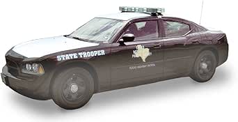 Amazon.com: Lindberg Models Dodge Charger Texas State Patrol Car 1/24 ...