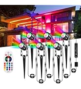 B-right Garden Spotlights Mains Powered,Upgraded Garden Spike Lights ...