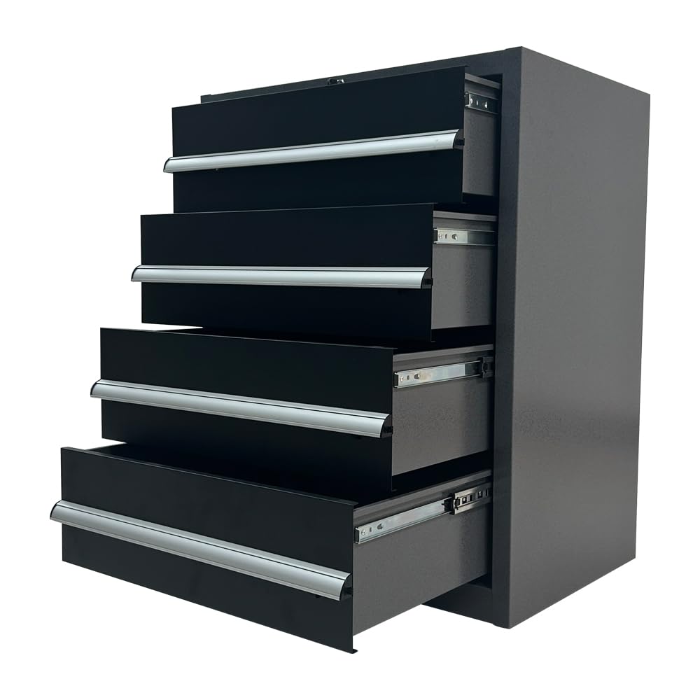 Amazon.com: JZD Tool Cabinet with Four Storage Drawers, Secure Locking ...