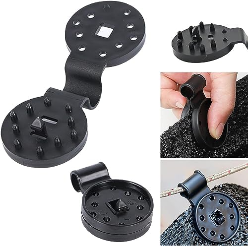 Amazon.com : Tatuo 200 Pcs Shade Cloth Plastic Clips Heavy Duty Lock ...