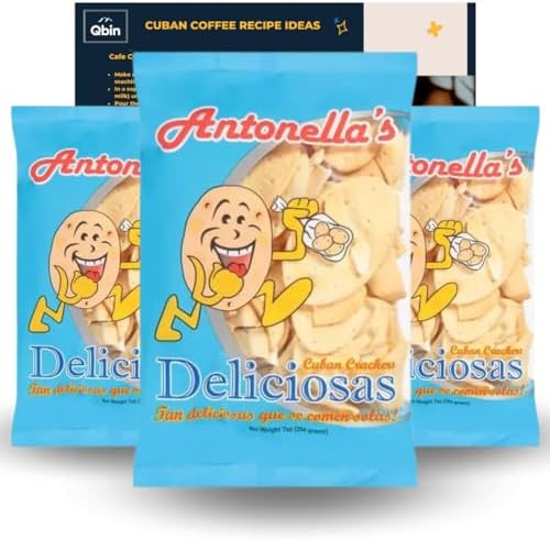 Amazon.com: Qbin Antonellas Deliciosas Authentic Cuban-Style Crackers ...