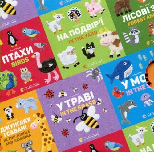 Amazon.com: Set of bilingual (English / Ukrainian) cardboard cards for ...
