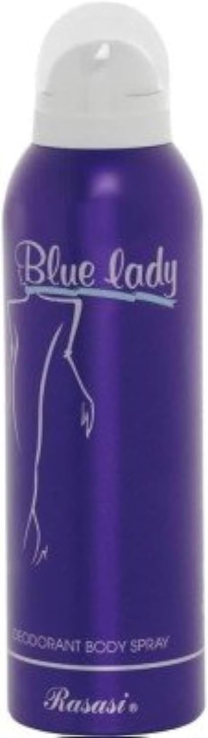 Rasasi Blue Lady Deodorant Spray - For Women (200 ml) : Amazon.co.uk ...
