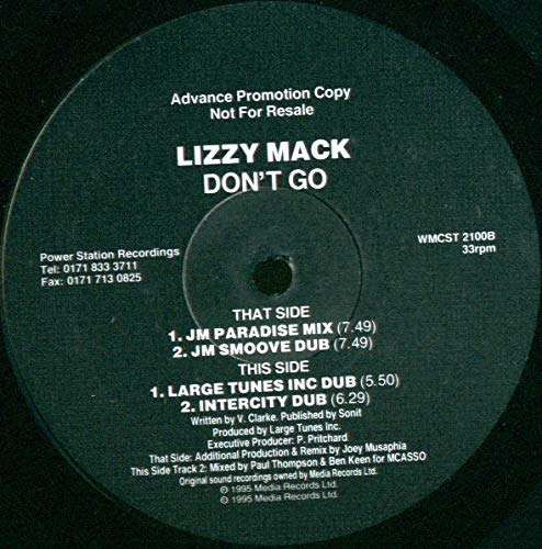 Don't Go: Lizzy Mack: Amazon.in: Music}