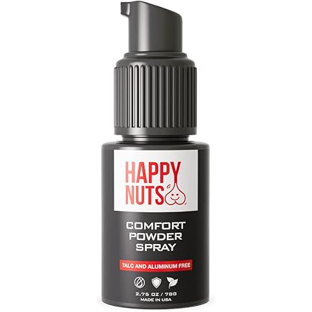 Amazon.com : Happy Nuts Mens Comfort Powder Spray: Anti Chafing ...