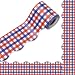 Amazon.com: JarThenaAMCS 32.8Ft Buffalo Plaid Bulletin Board Border Red ...