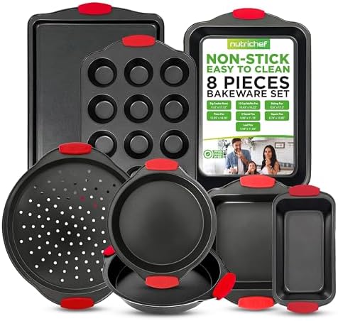 Amazon.com: Baking Set – 10 Piece Kitchen Oven Bakeware Set – Deluxe ...