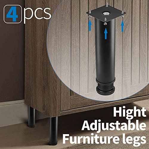 Snapklik.com : Masendelk 6 Inch Metal Furniture Legs Stainless Steel ...