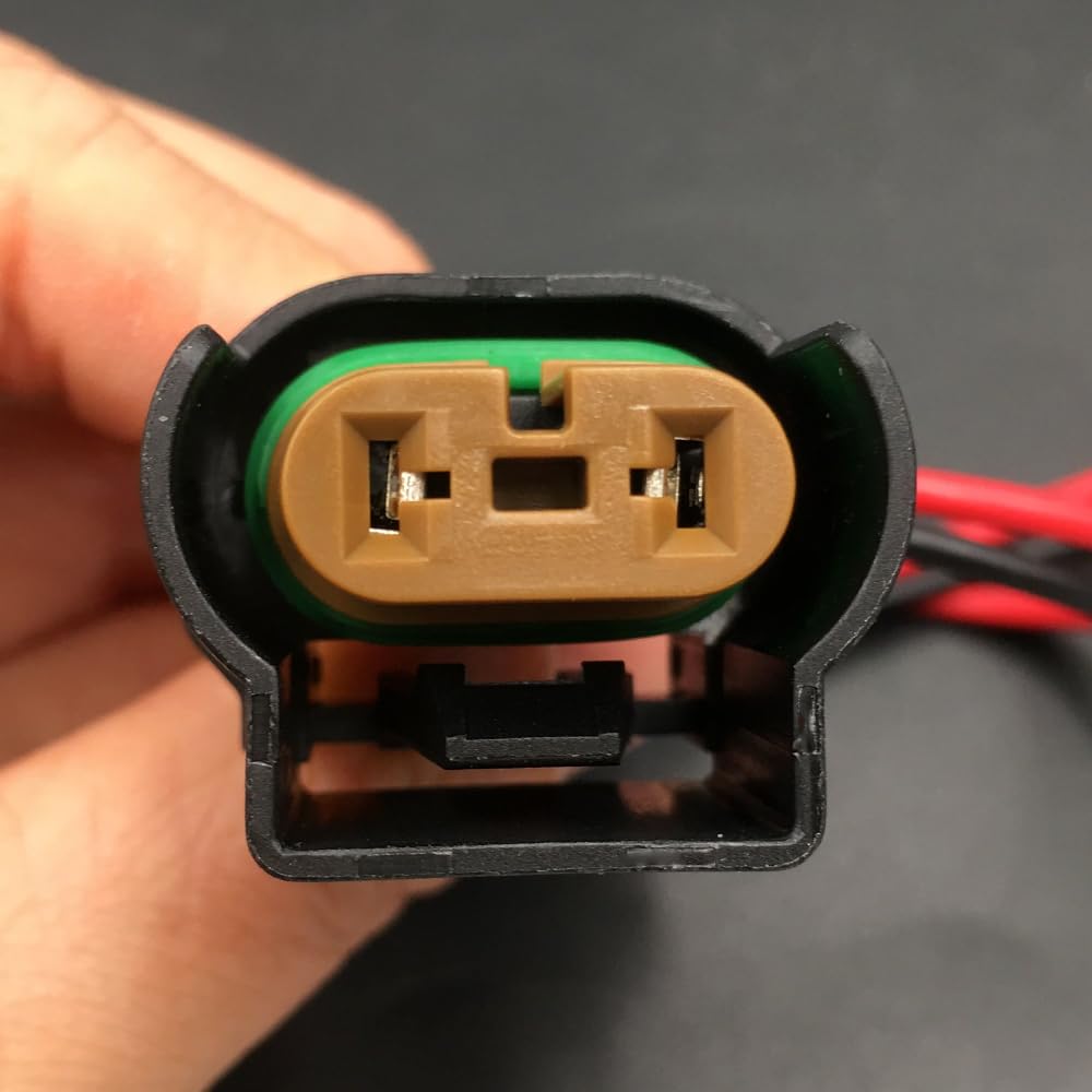 Snapklik.com : 2X Wire Pigtail Connector Harness Female W 9006 HB4 Two ...